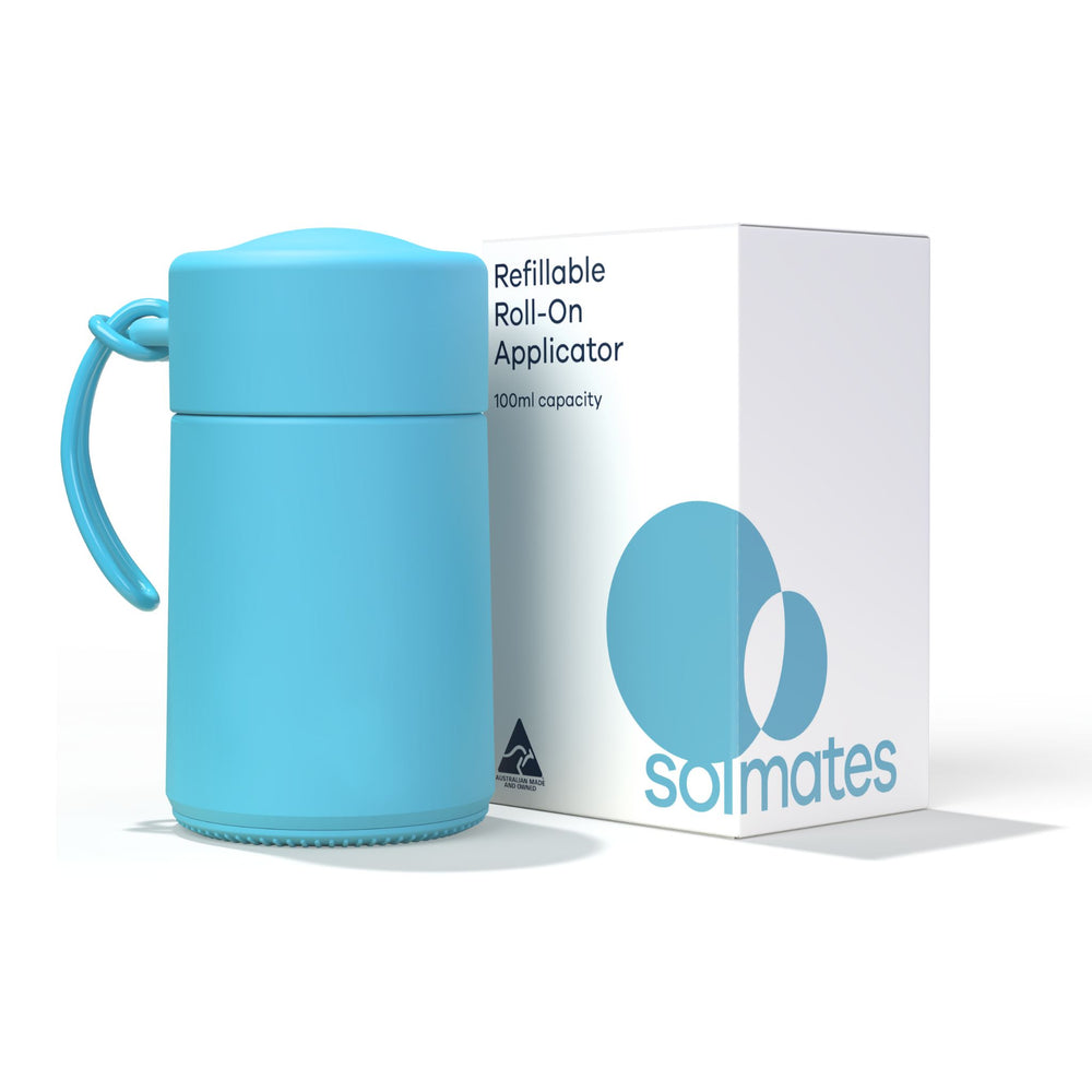 Sky Blue Refillable Roll-On Applicator (100ml)